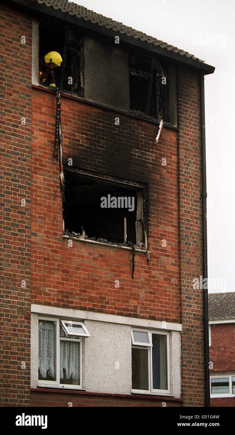 Fire Deaths Penge Stock Photo - Alamy