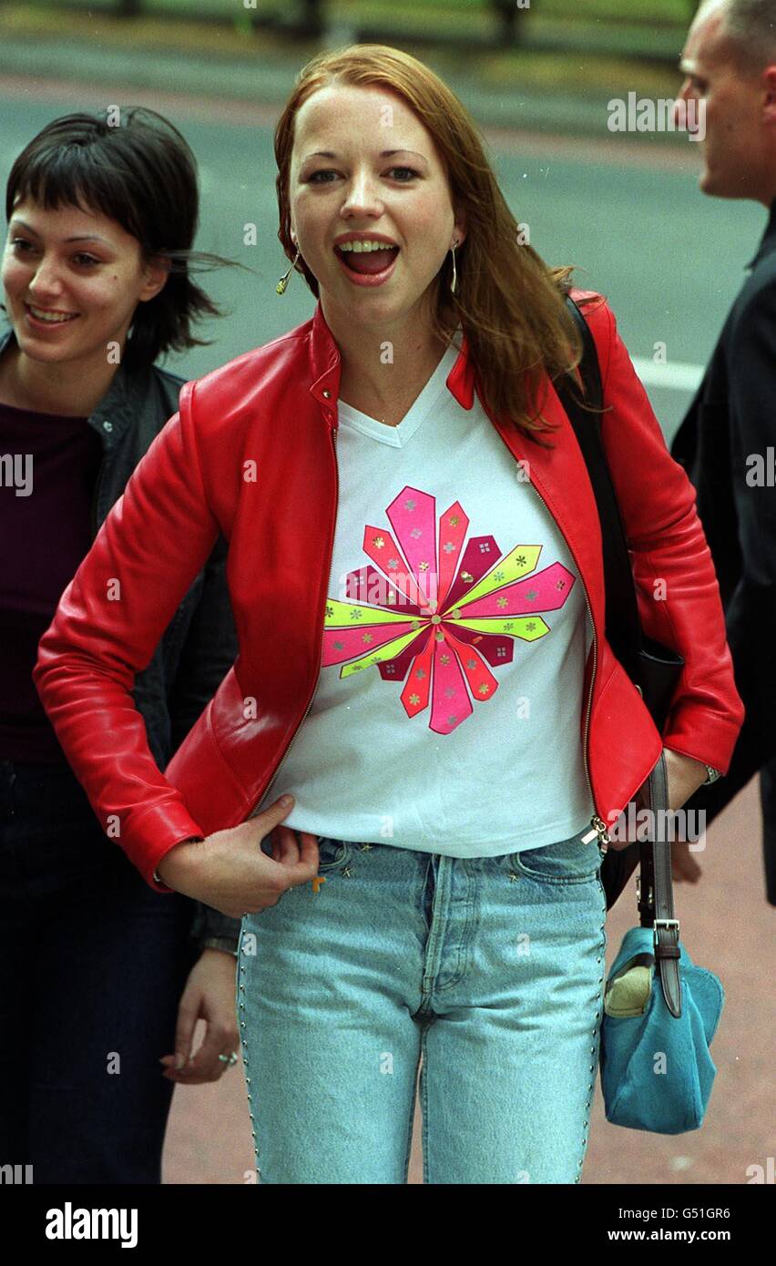 Radio One Breakfast Show presenter Sara Cox arrives for the Ivor ...