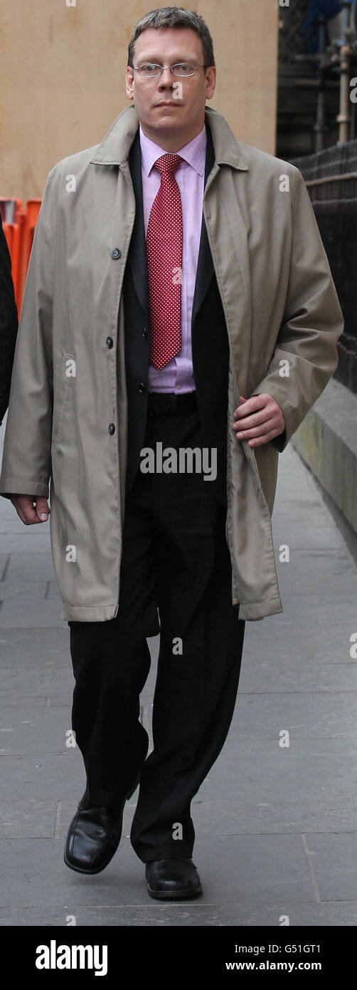David Gilroy leaves Edinburgh High Court where he is accused of ...