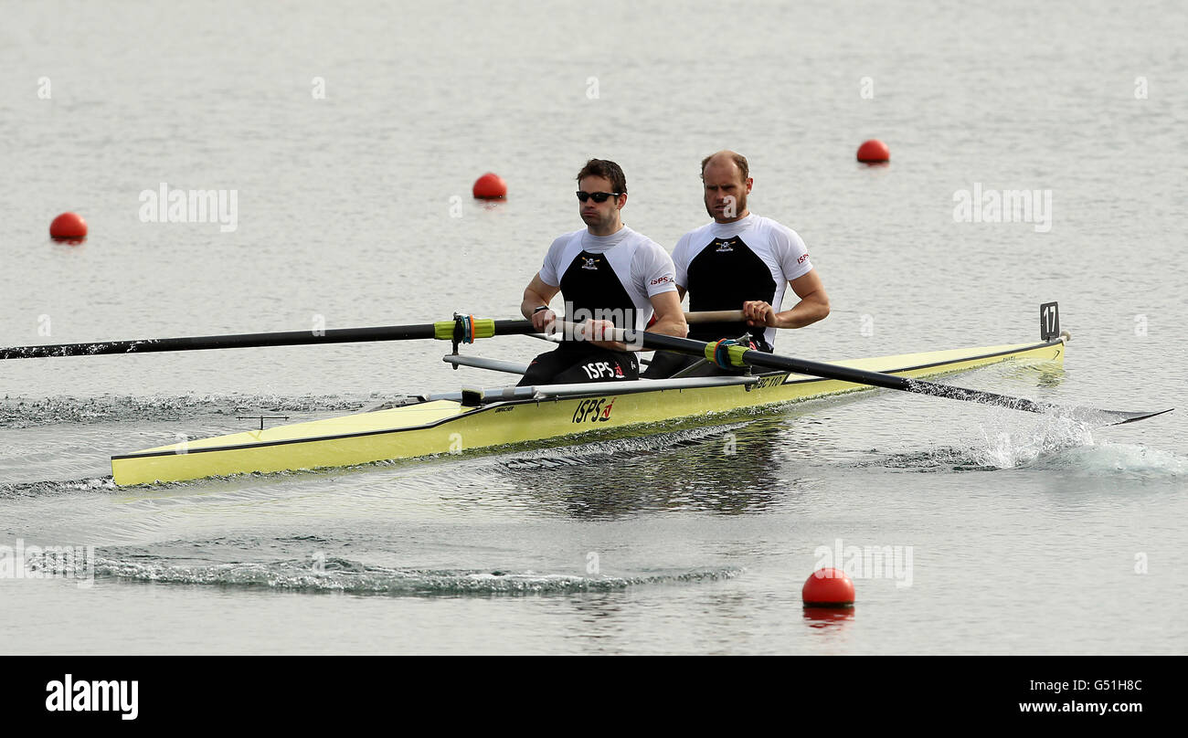 Rowing - GB Rowing Team Senior Trials - Eton Dorney. Ben Smith and Dan ...