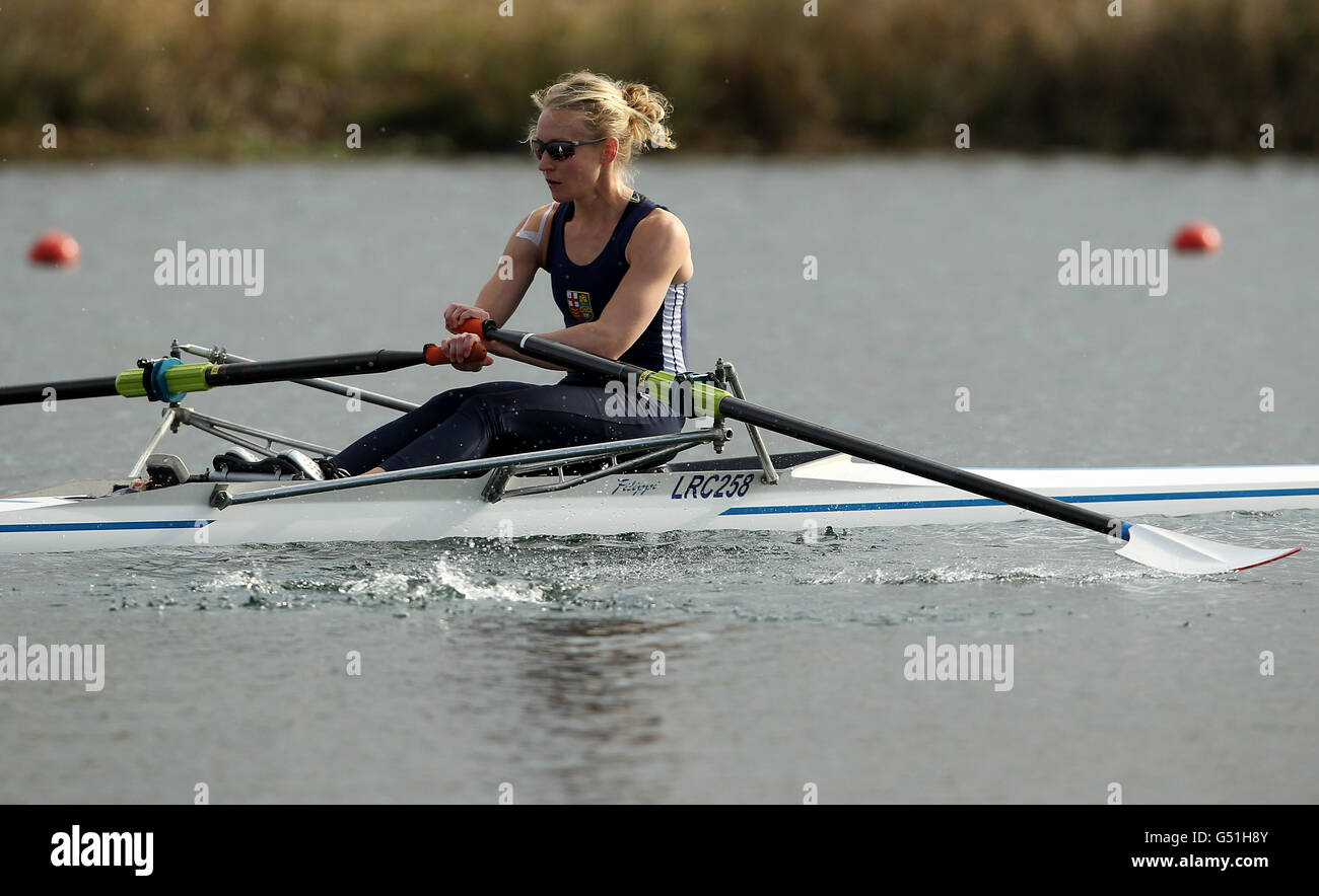 Rowing - GB Rowing Team Senior Trials - Eton Dorney. Imogen Walsh in ...