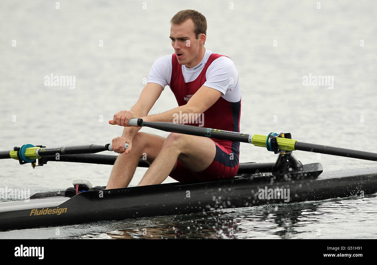 Rowing - GB Rowing Team Senior Trials - Eton Dorney. Peter Chambers in ...
