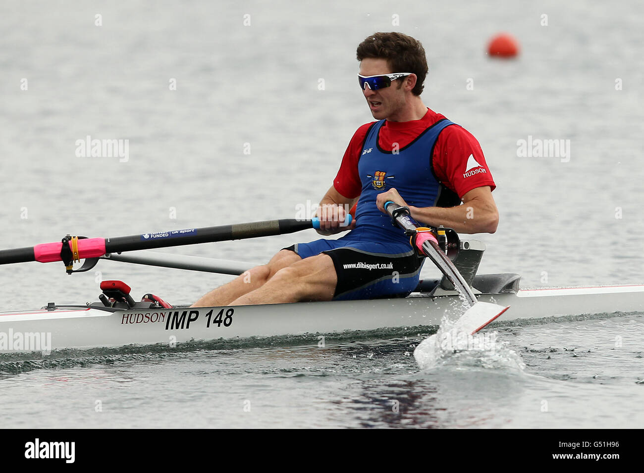 Adam Freeman-Pask in action in the final of the lightweight mens ...