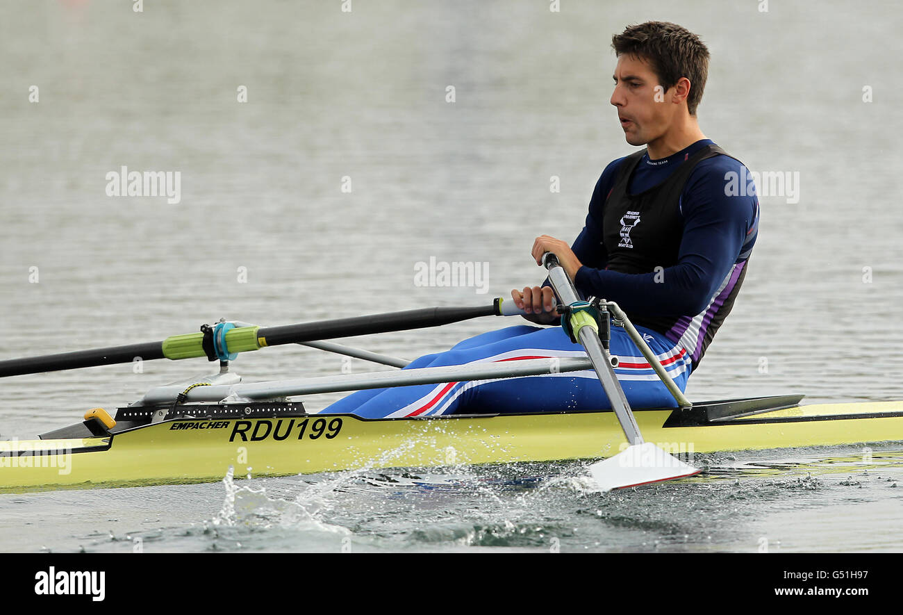 Rowing - GB Rowing Team Senior Trials - Eton Dorney. Sam Townsend in ...