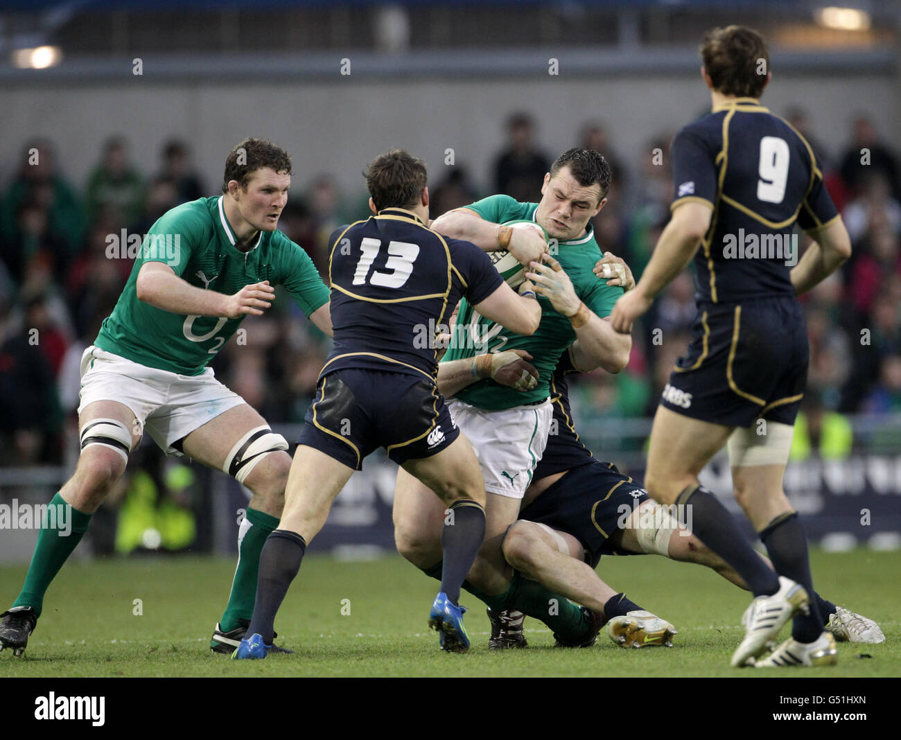 Rugby Union - RBS 6 Nations Championship 2012 - Ireland v Scotland ...