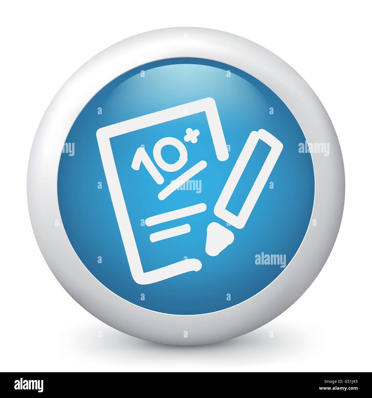 Evaluate test result teacher Stock Vector Images - Alamy