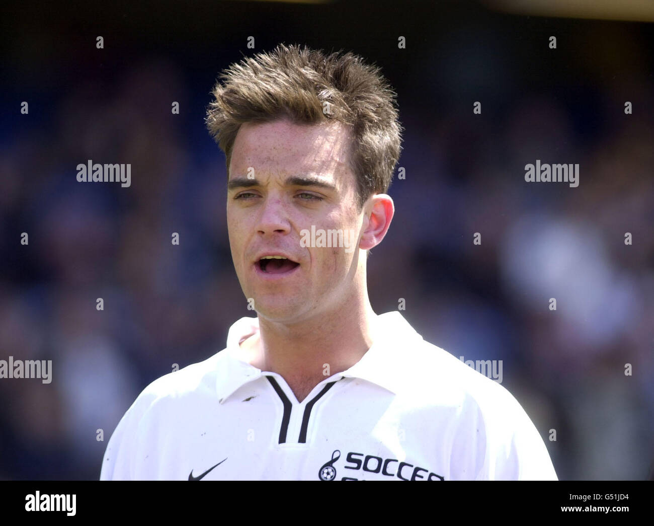 Celebrity soccer Williams Stock Photo - Alamy