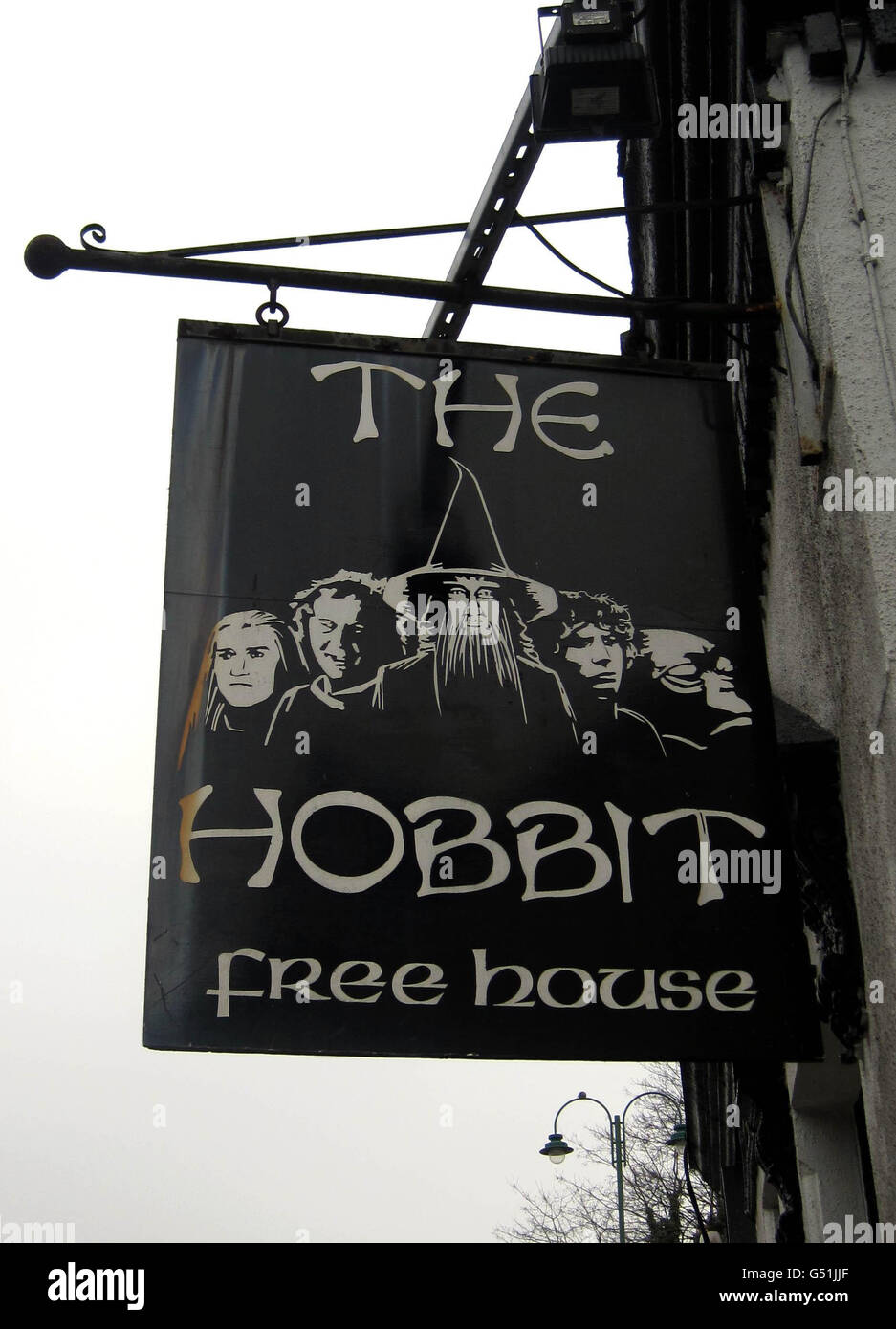 General view of theme pub called the hobbit in southampton hi-res stock ...