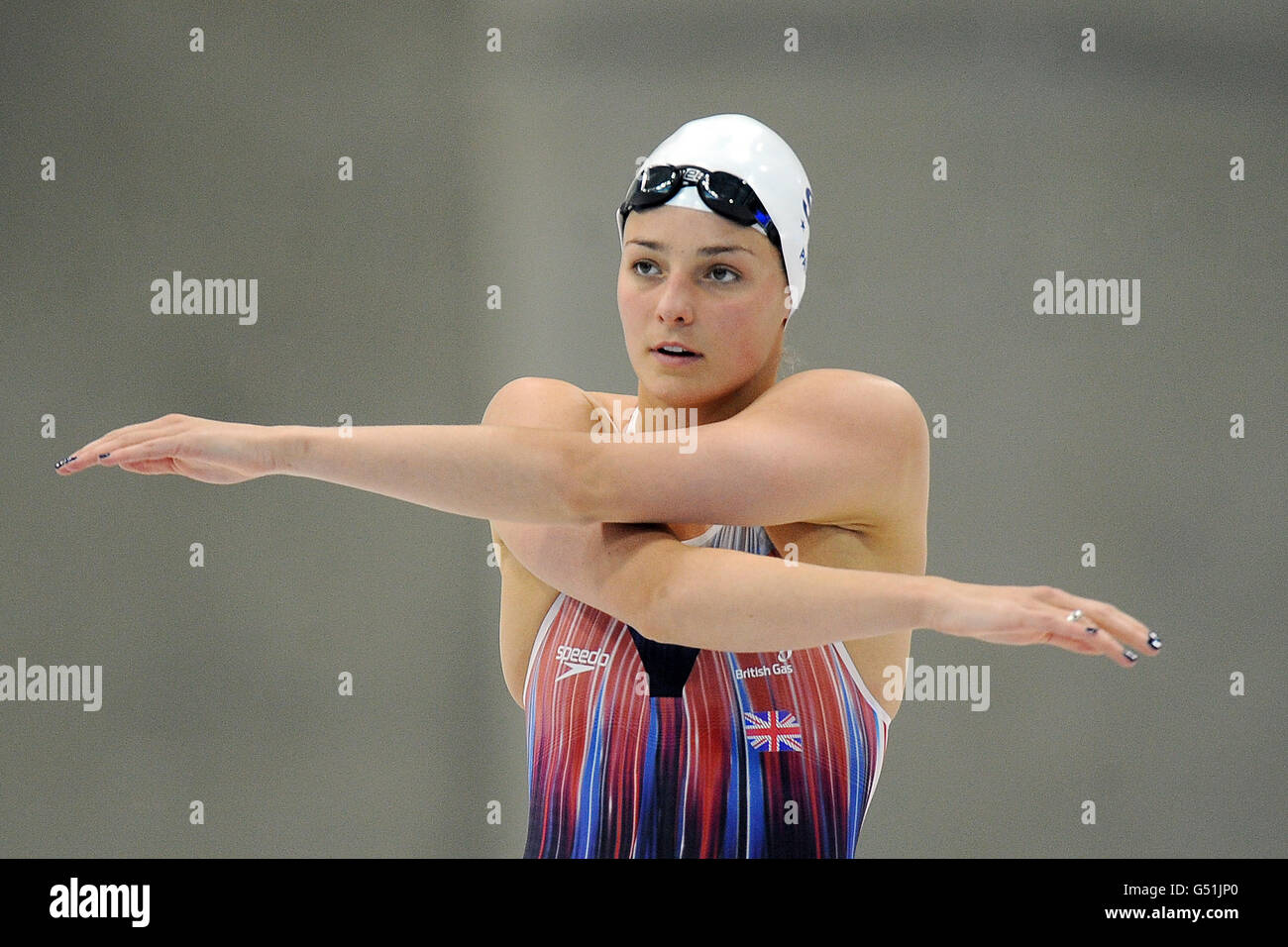 Keri-Anne Payne before the Women's 200m Freestyle Final Stock Photo - Alamy