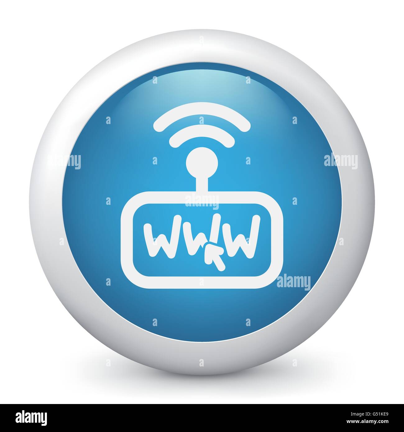 Web connection click link icon Stock Vector Image & Art - Alamy