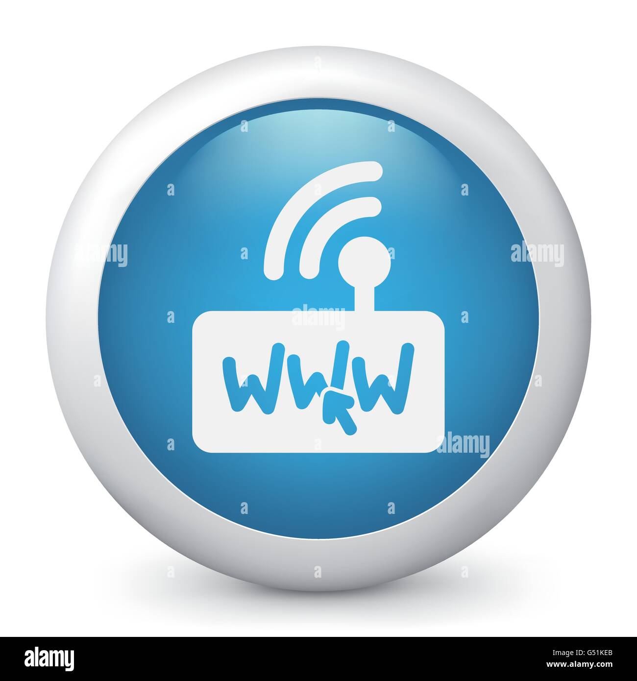 Web connection click link icon Stock Vector Image & Art - Alamy
