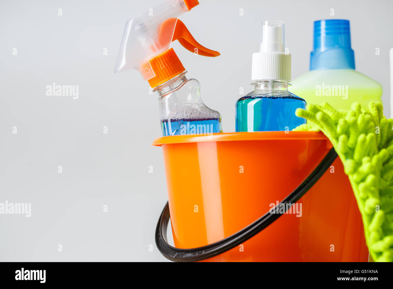Light green bucket cleaning hi-res stock photography and images - Alamy