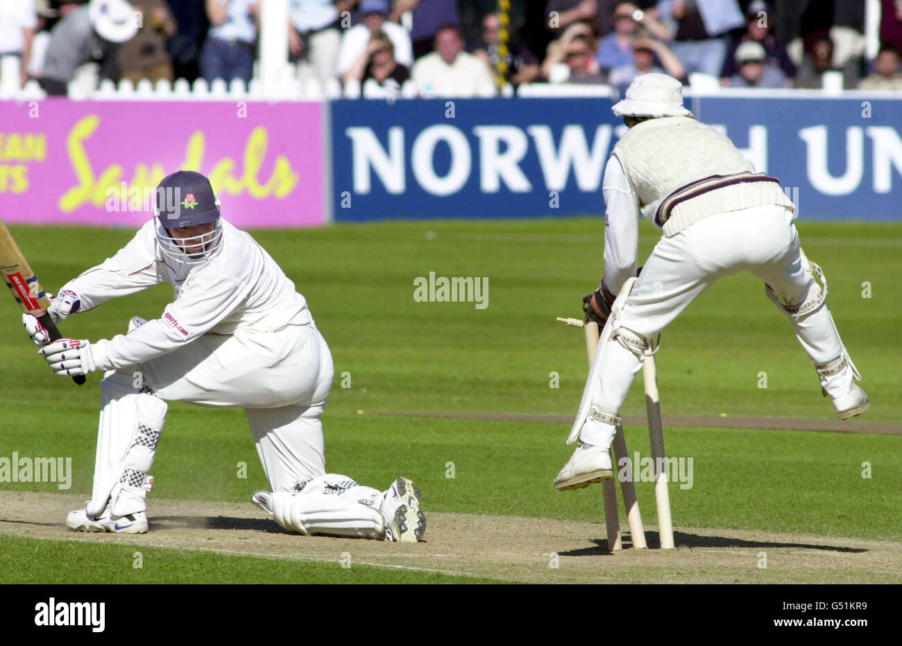 Cricket russell warren hi-res stock photography and images - Alamy