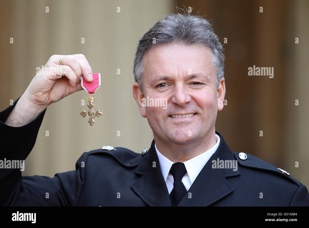 Detective Superintendent Alan Caton after he received his Officer of ...