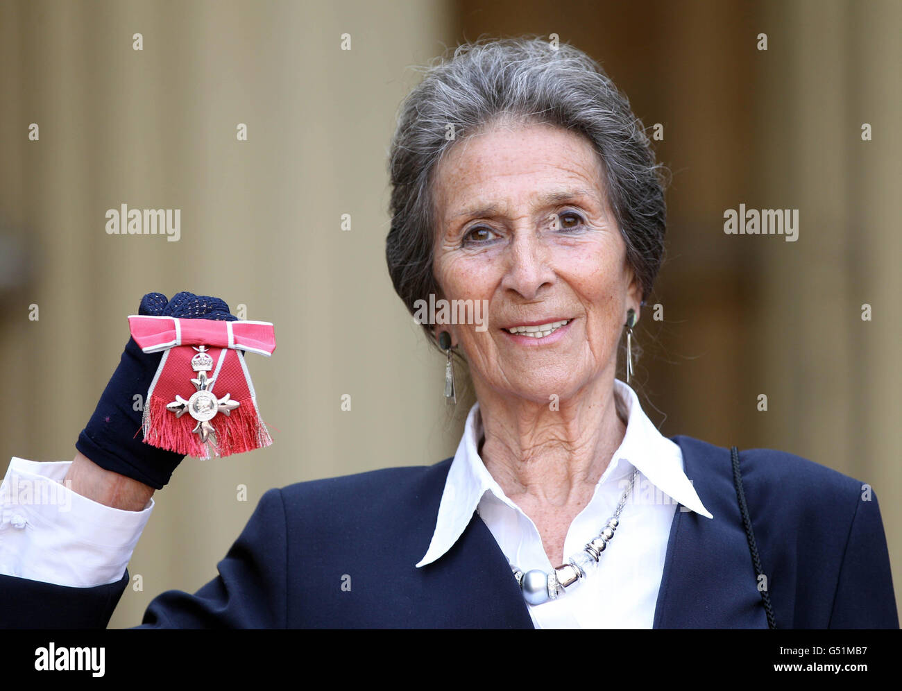 Shirley Woodman after she received her Member of the British Empire ...