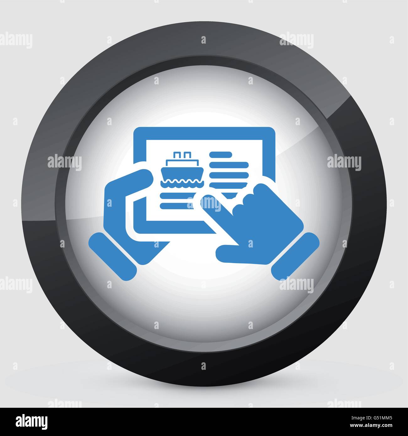 Booking icon vector vectors hi-res stock photography and images - Alamy
