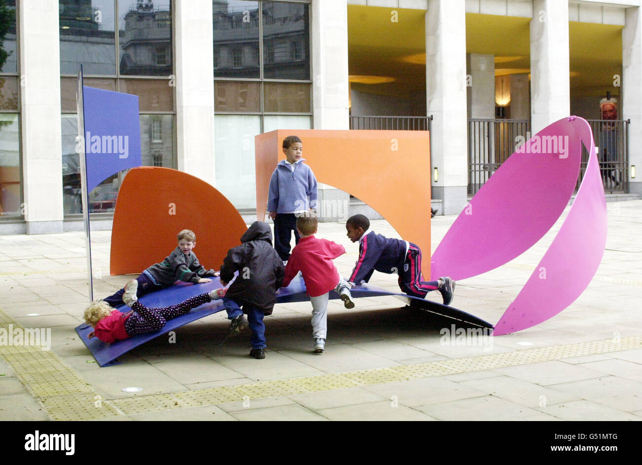 Arts sculpture British Council Stock Photo - Alamy