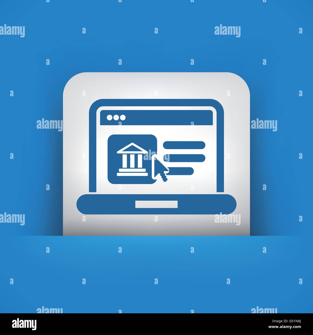 Illustration of historical website page icon Stock Vector Image & Art ...