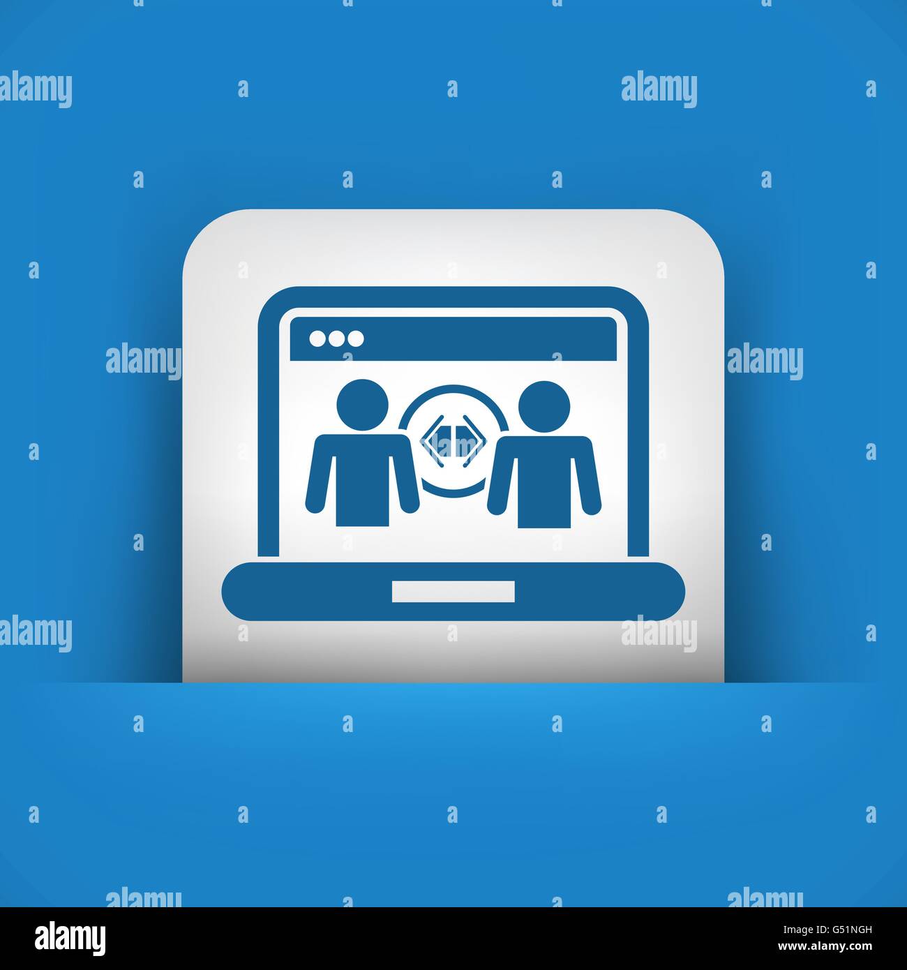 Illustration of web sharing concept icon Stock Vector Image & Art - Alamy