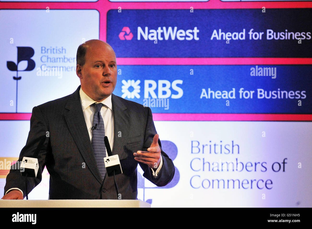 Chief Executive of the Royal Bank of Scotland Stephen Hester, addresses ...