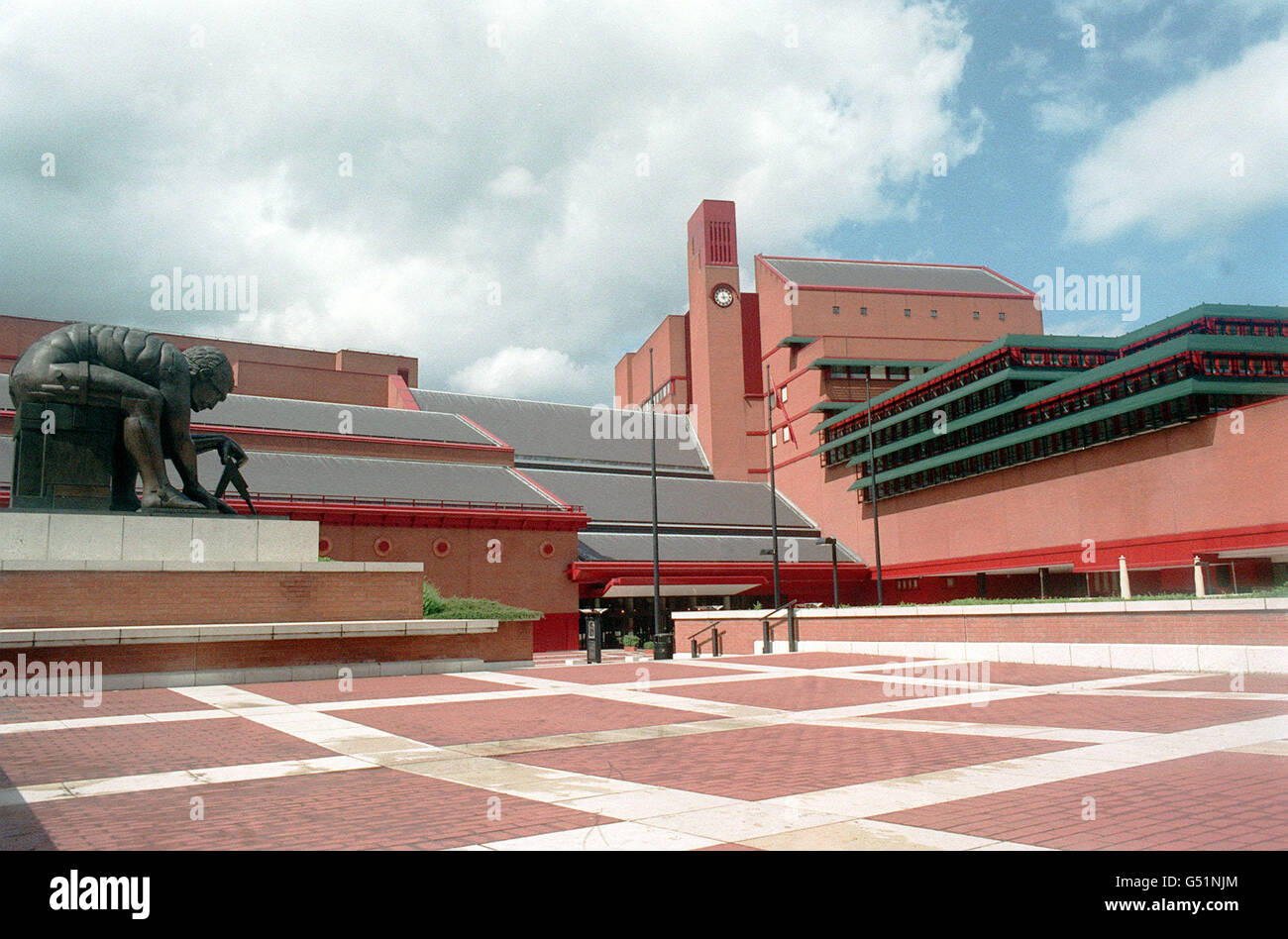 British Library. The British Library in Kings Cross, London Stock Photo ...