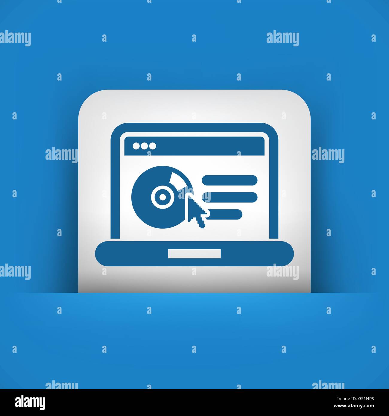 Illustration of software website icon Stock Vector Image & Art - Alamy