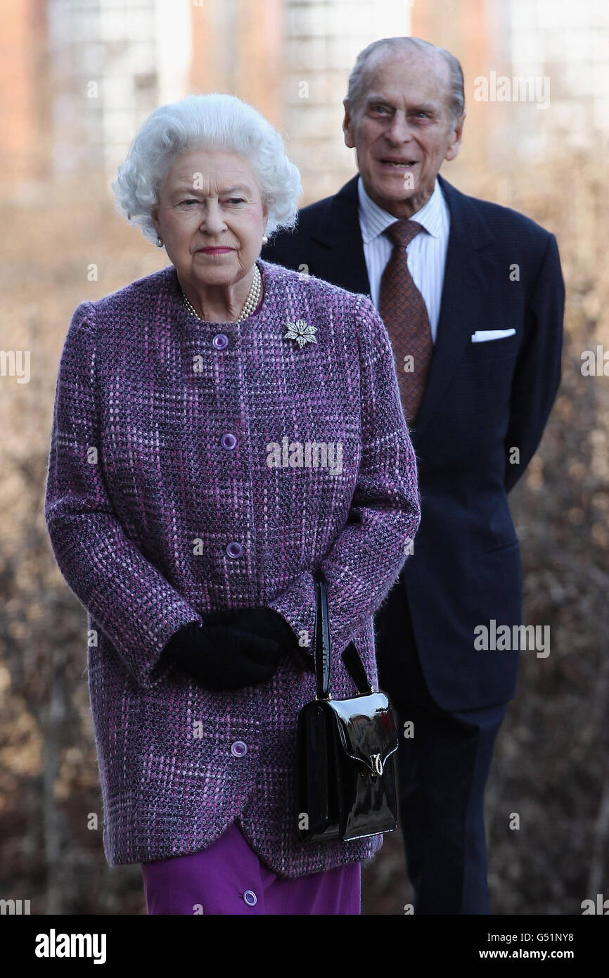 Queen elizabeth ii duke edinburgh attend official reopening kensington ...
