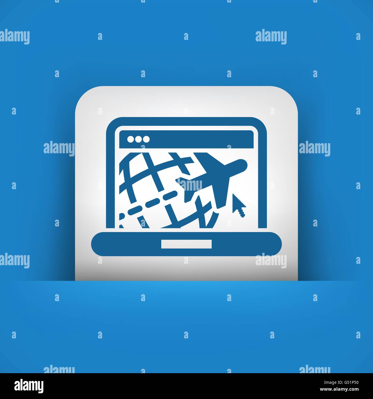 Illustration of travel web agency icon Stock Vector Image & Art - Alamy