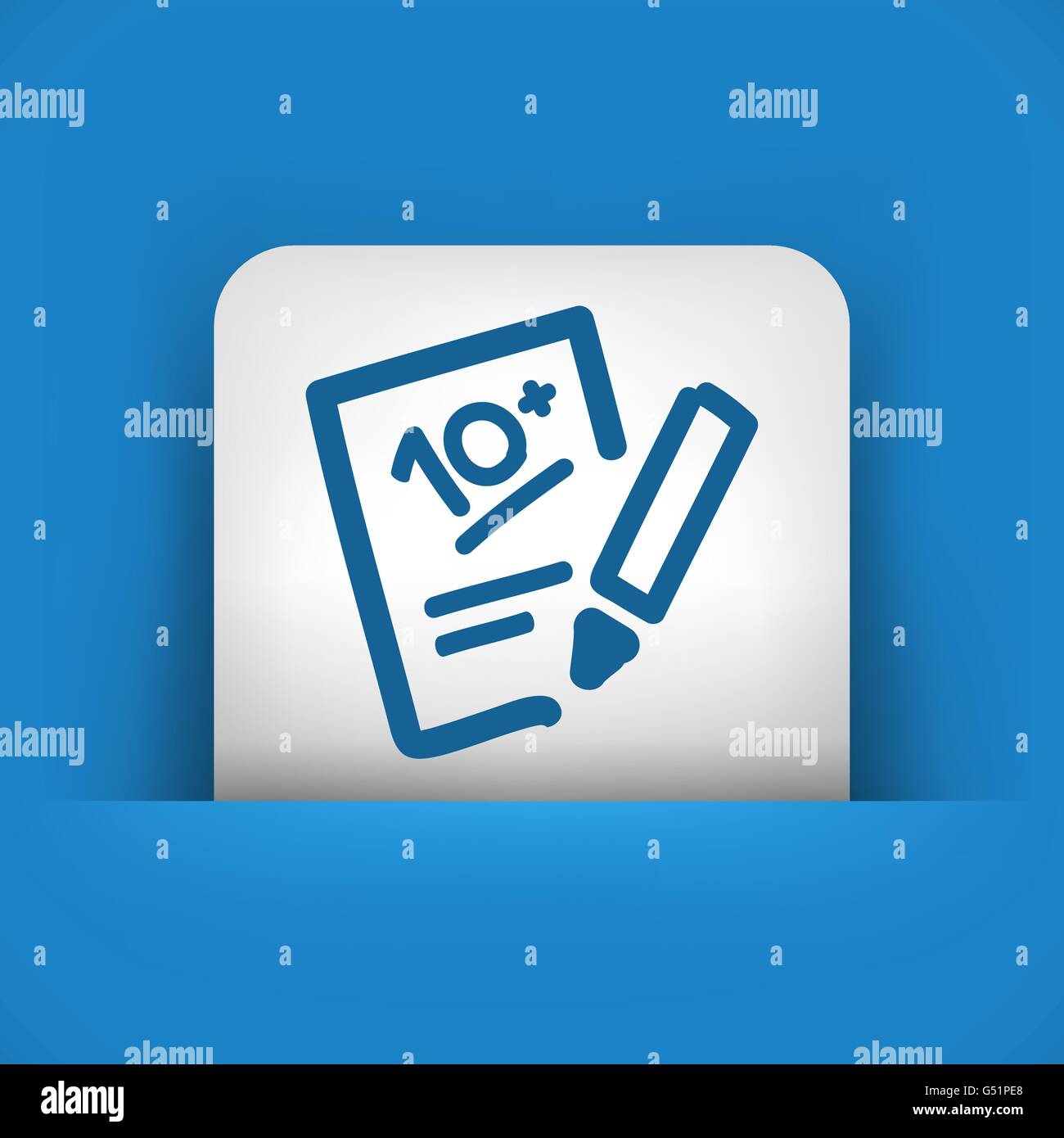 Successful test performance result icon Stock Vector Image & Art - Alamy