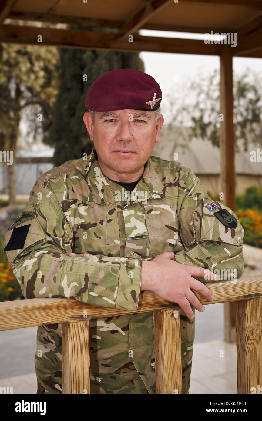 Major Ross Brown head of poppy eradication for the Provincial ...