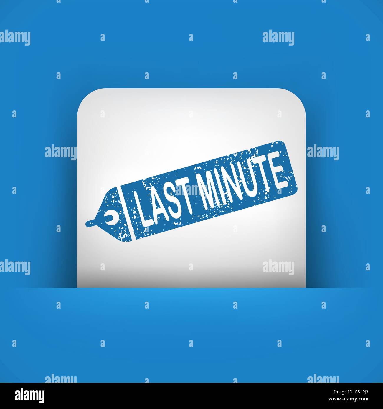 Last minute label icon Stock Vector Image & Art - Alamy
