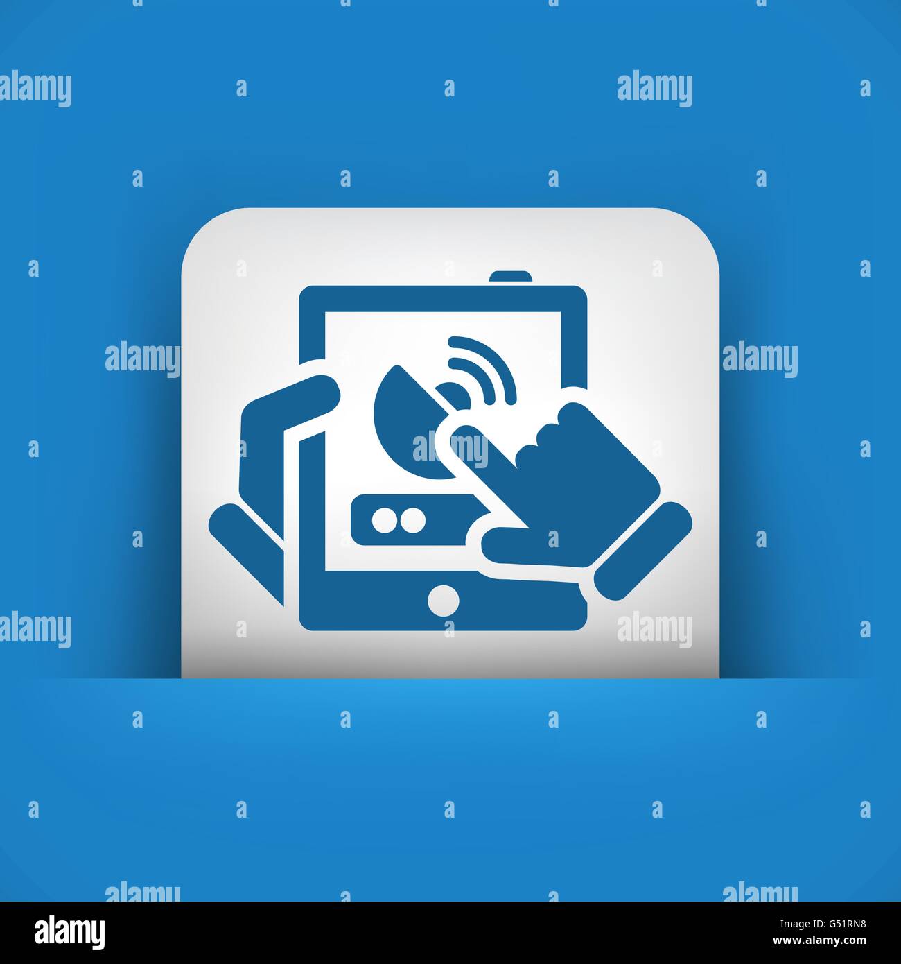 Pc antenna icon Stock Vector Images - Alamy