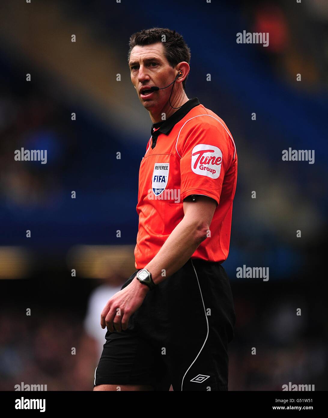 Soccer - FA Cup - Sixth Round - Chelsea v Leicester City - Stamford Bridge. Lee Probert, Referee ...