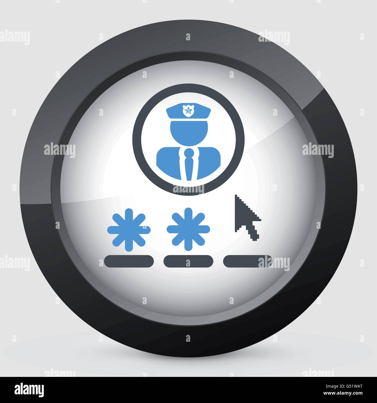 Password access concept icon Stock Vector Image & Art - Alamy