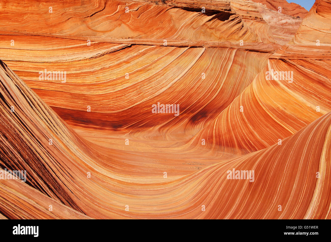The Wave in the Vermilion Cliffs National Monument, a National Park ...