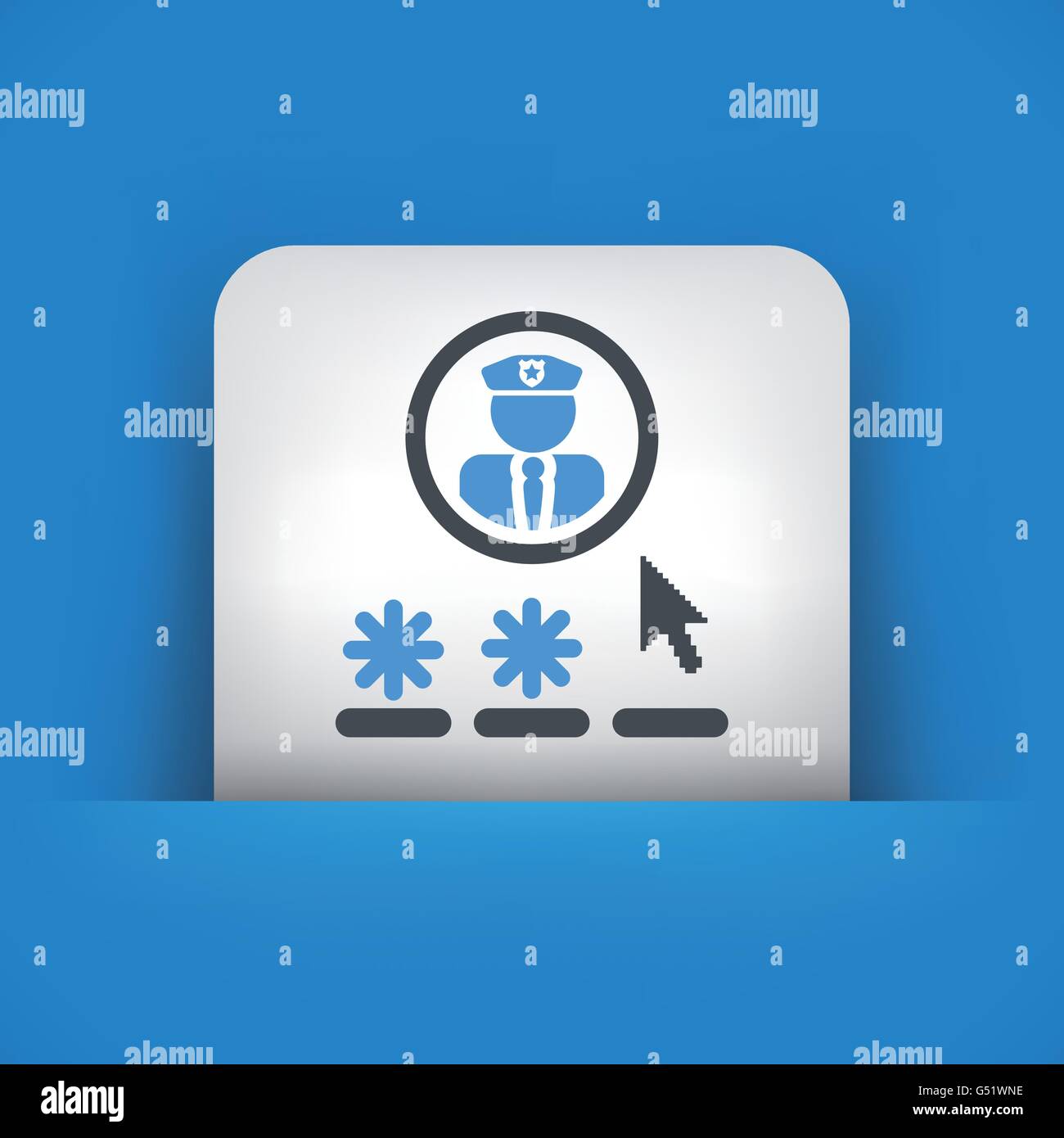 Password access concept icon Stock Vector Image & Art - Alamy