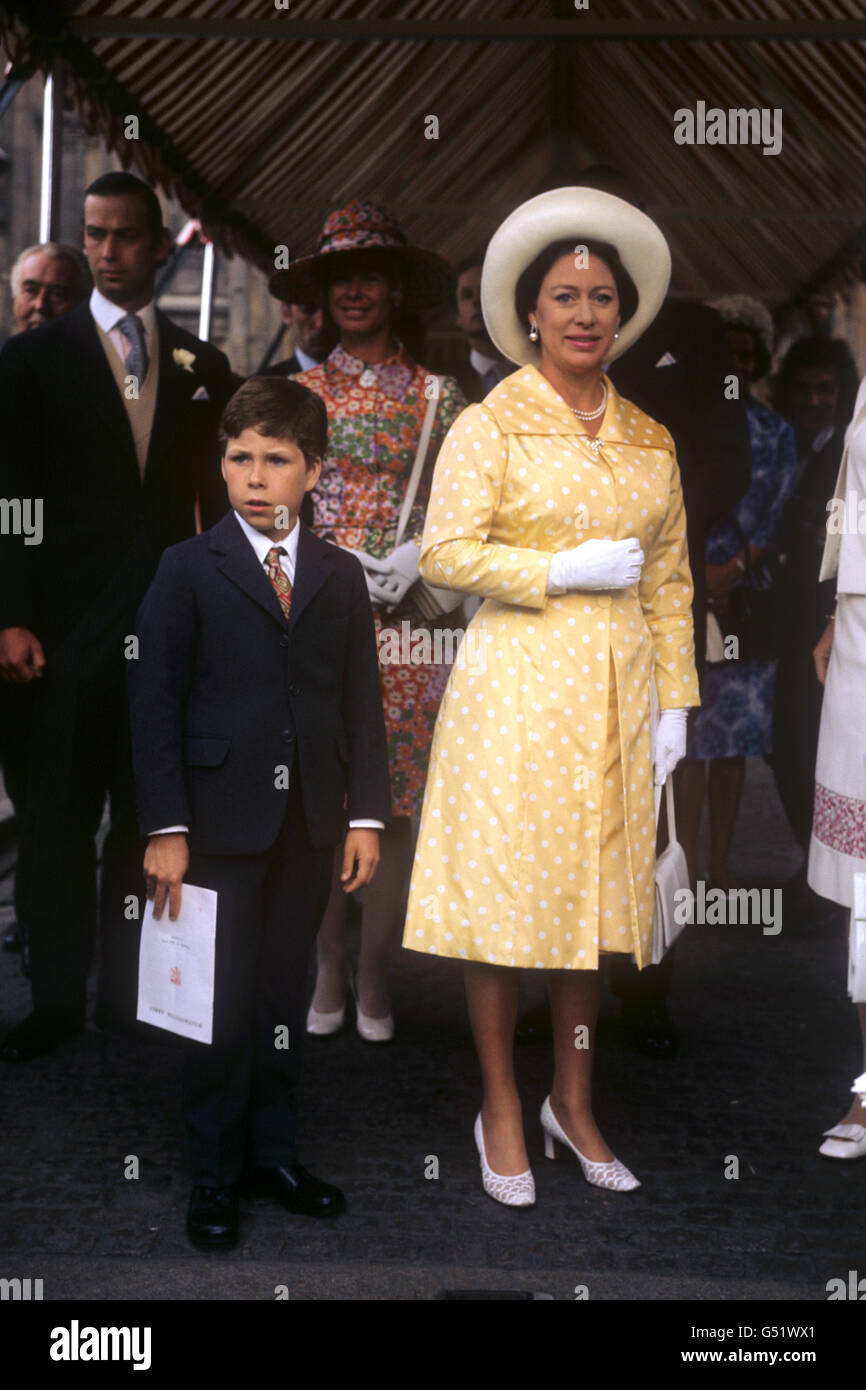Pa photo 27 7 1972 princess margaret and her son viscount linley hi-res ...