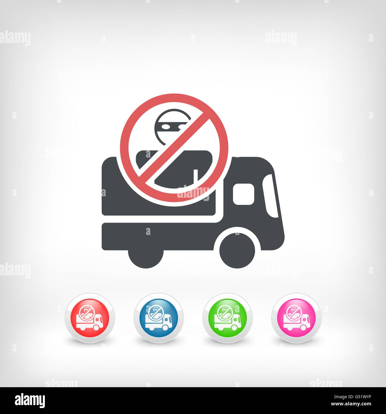 Security transport van concept icon Stock Vector Image & Art - Alamy