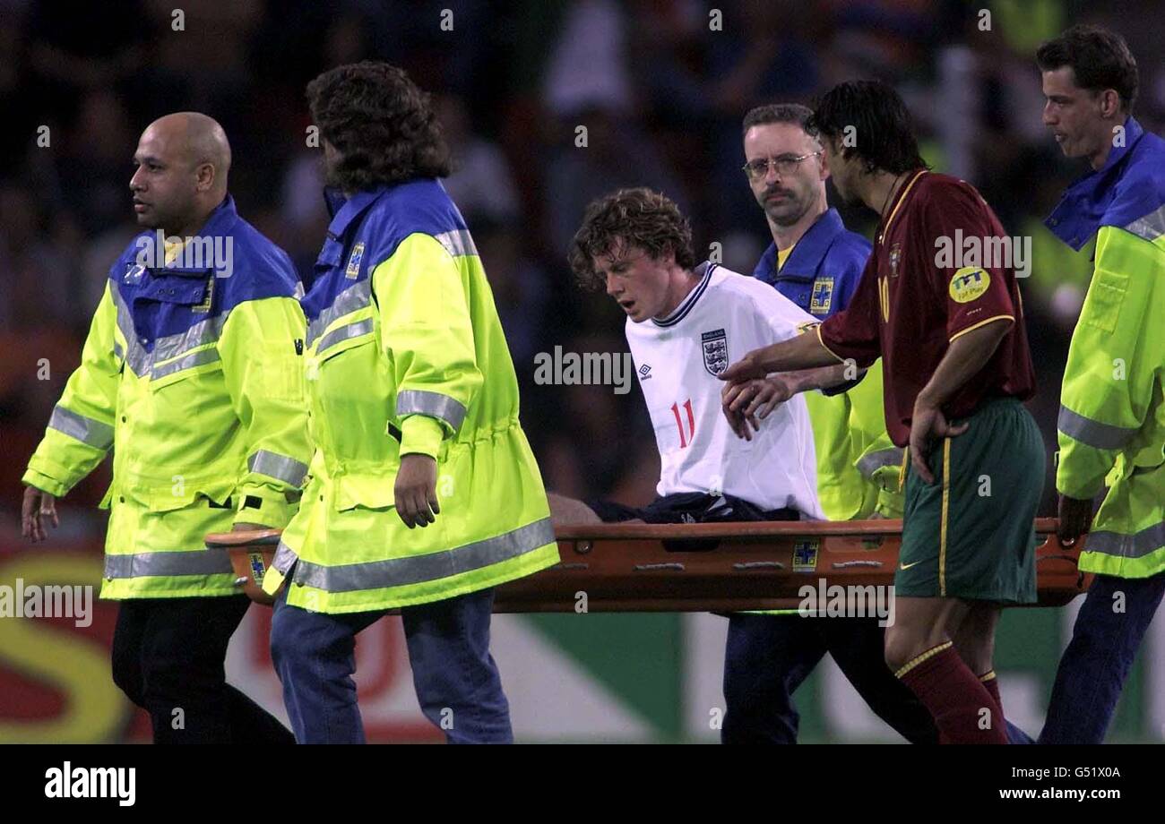 Euro 2000 football match against portugal hi-res stock photography and ...