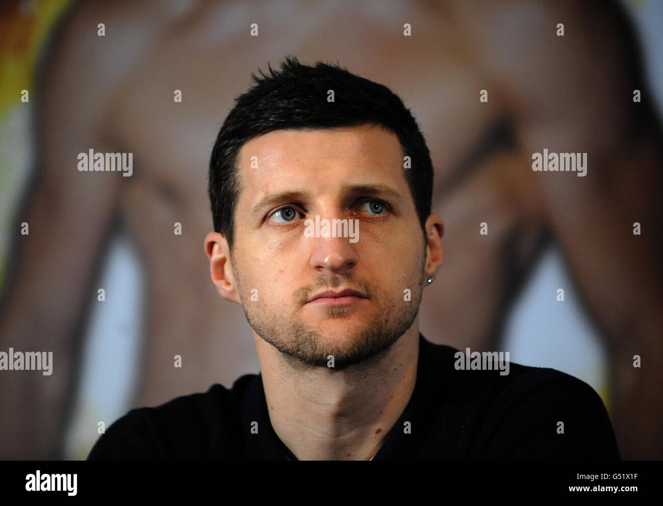 Carl froch press conference capital fm arena hi-res stock photography ...