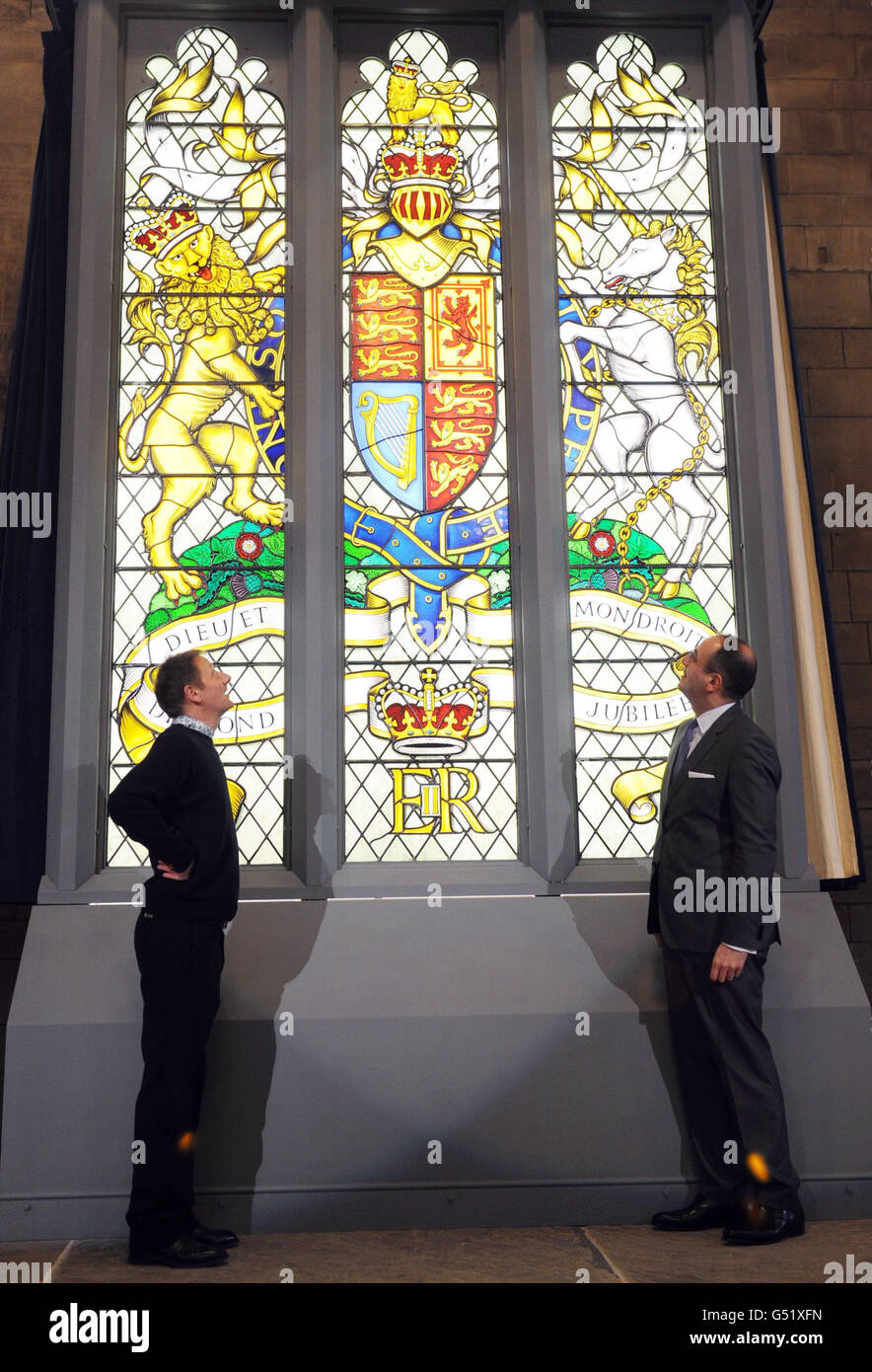 Westminster palace stained glass hi-res stock photography and images ...