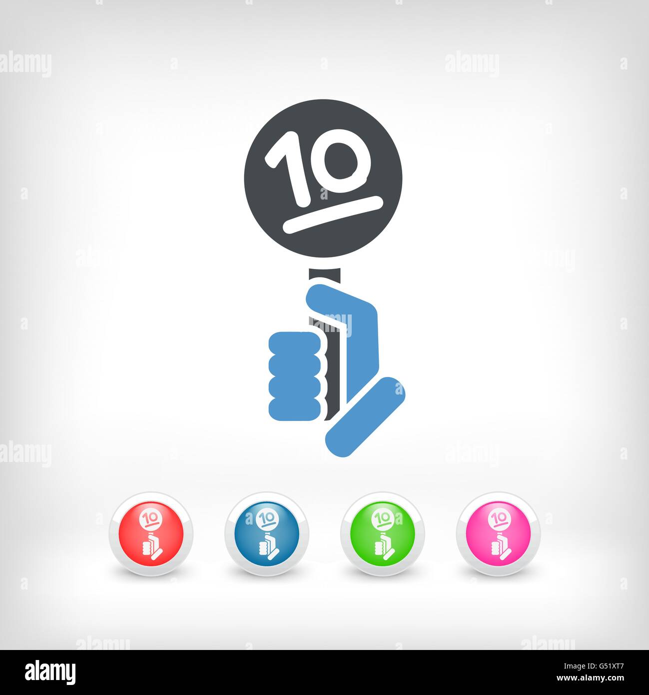 Competition judge holding score card Stock Vector Images - Alamy