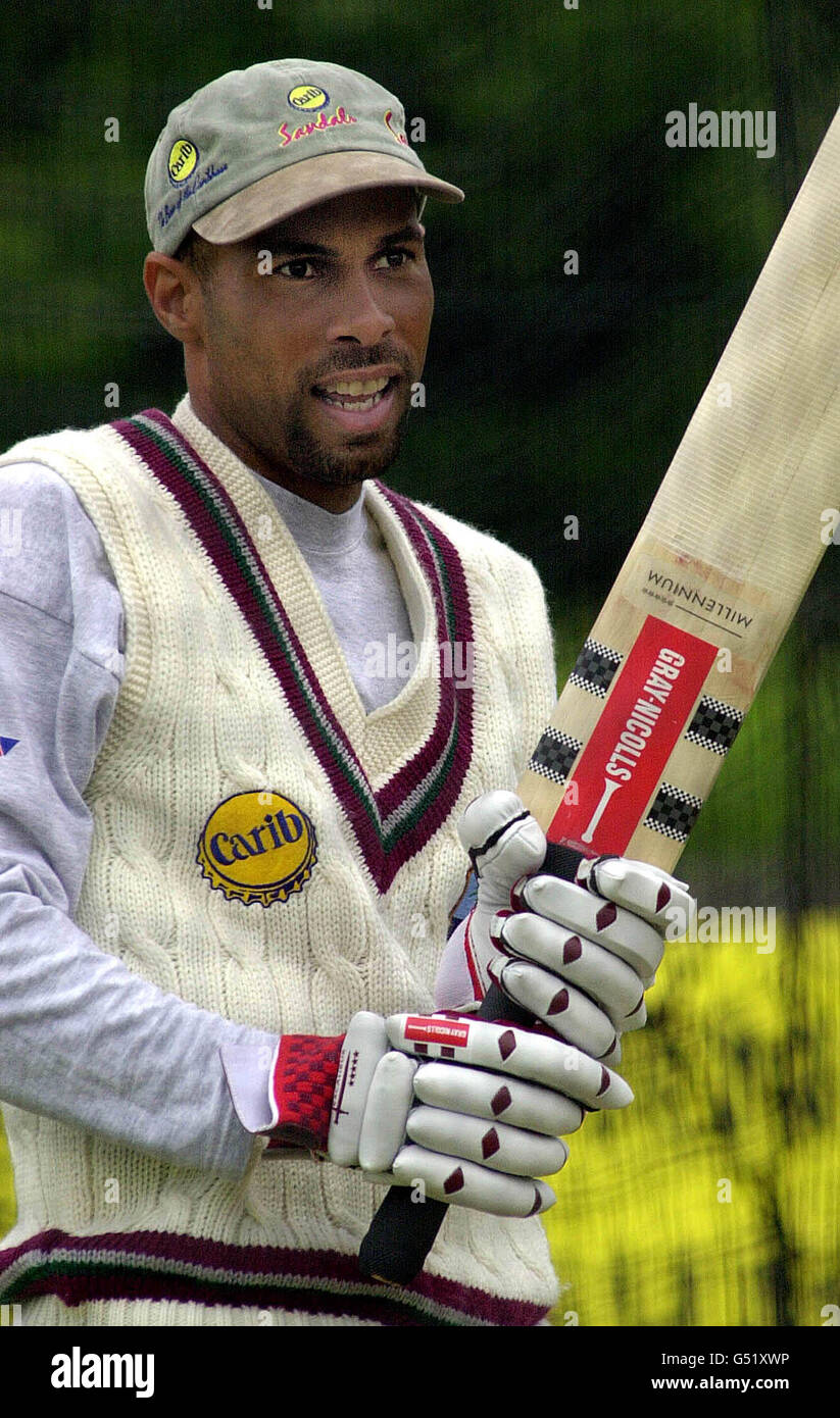 Jimmy Adams West Indies captain Stock Photo - Alamy