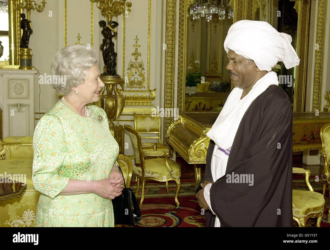 Queen Sudan Ambassador Abdin Stock Photo - Alamy