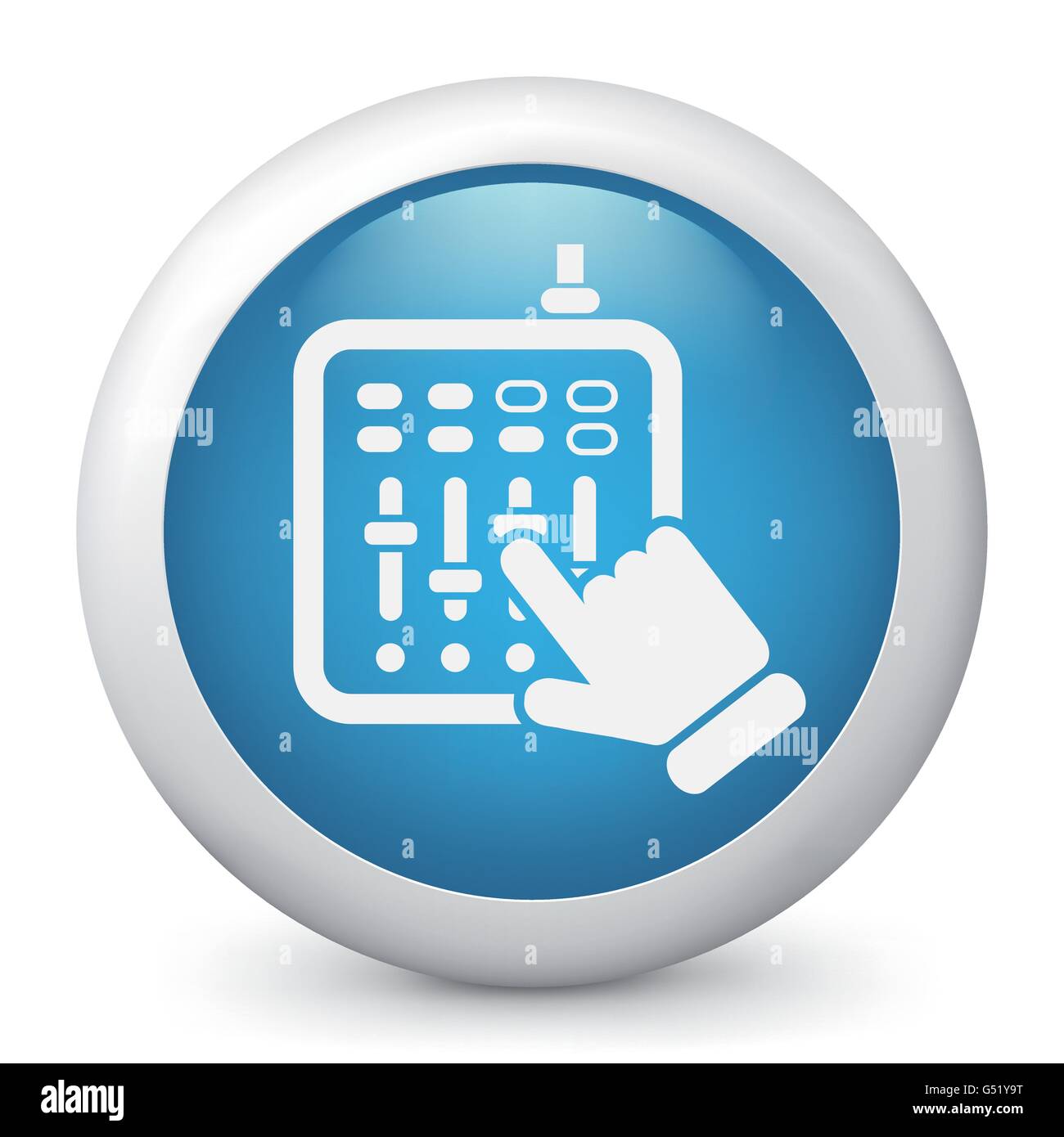 Mixer audio icon Cut Out Stock Images & Pictures - Alamy