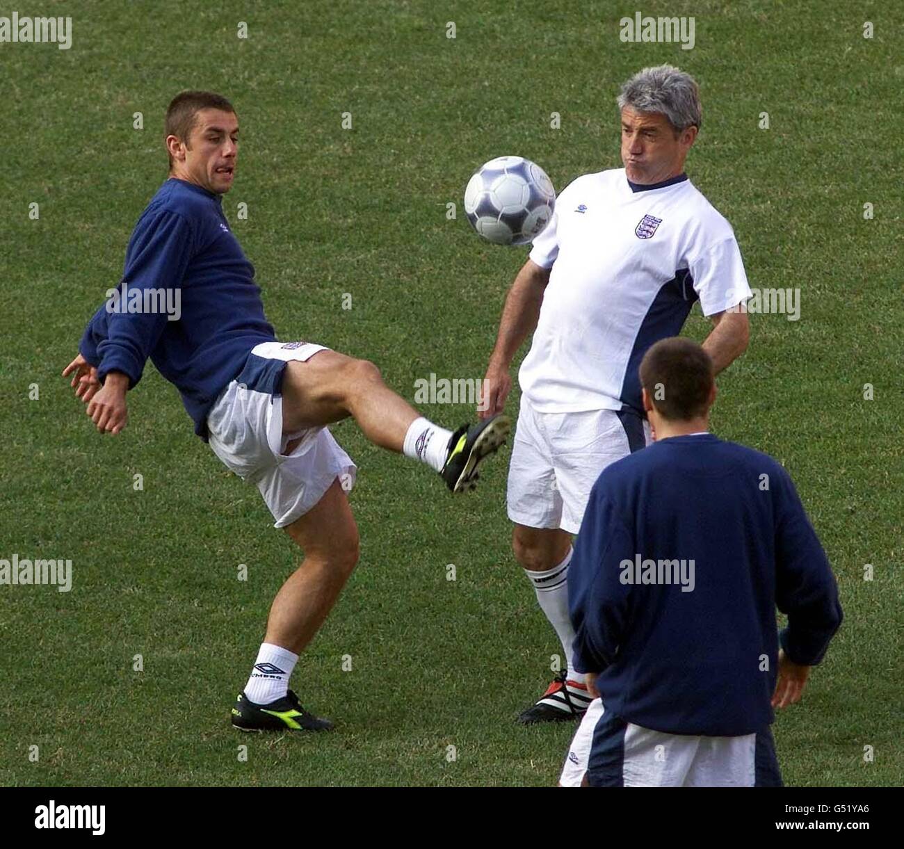 Euro 2000 Eng Phillips & Keegan Stock Photo - Alamy
