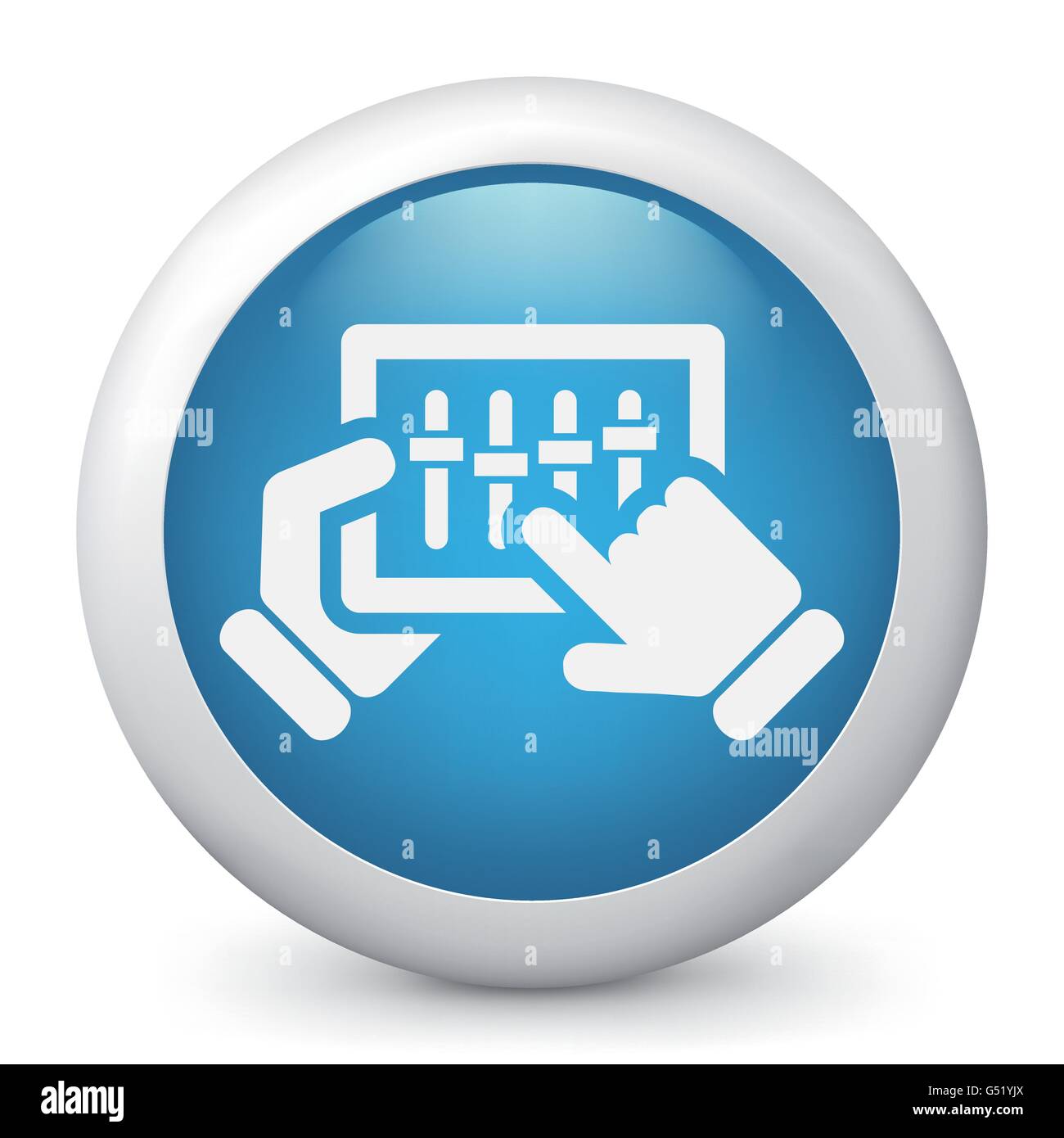 Touchscreen mixer icon Stock Vector Image & Art - Alamy