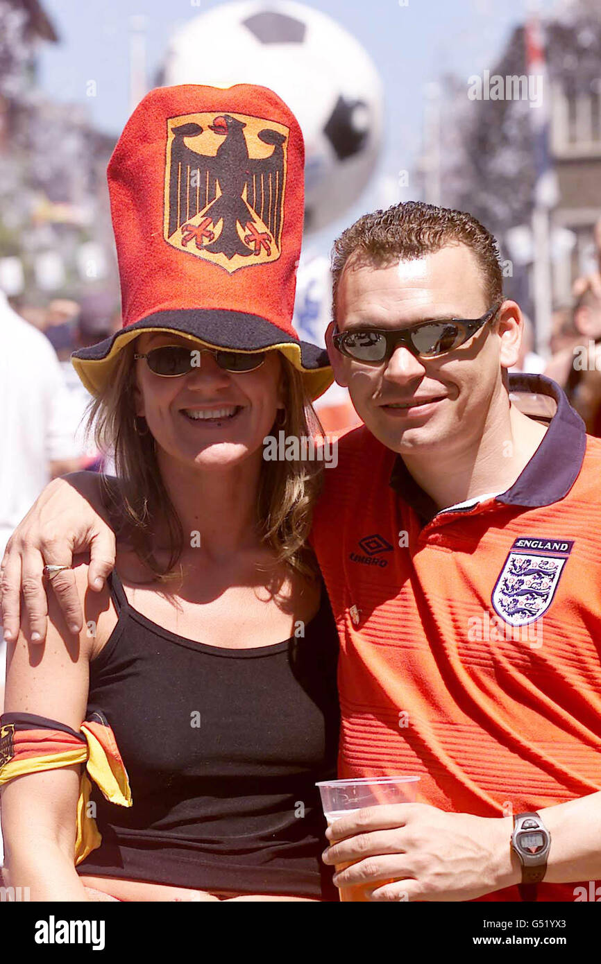 Euro 2000 Fans Stock Photo - Alamy