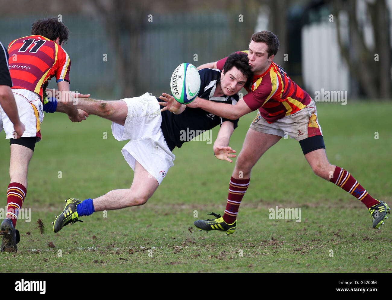 Rugby Union - Student Cup Finals - Murrayfield. Action during the ...