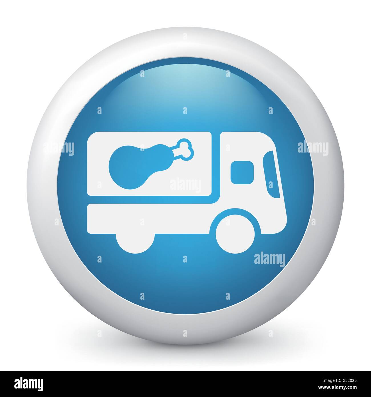 Meat van icon concept Stock Vector Image & Art - Alamy